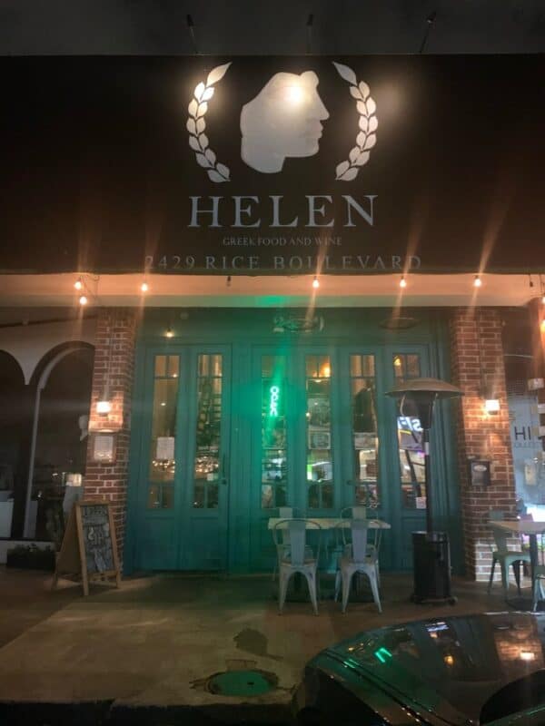 Helen Greek Food and Wine - Romantic Spots Houston